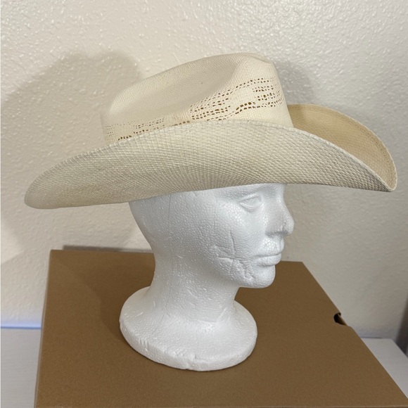 alamo | Accessories | Vintage Mens White Light Tan Alamo Cowboy Western ...